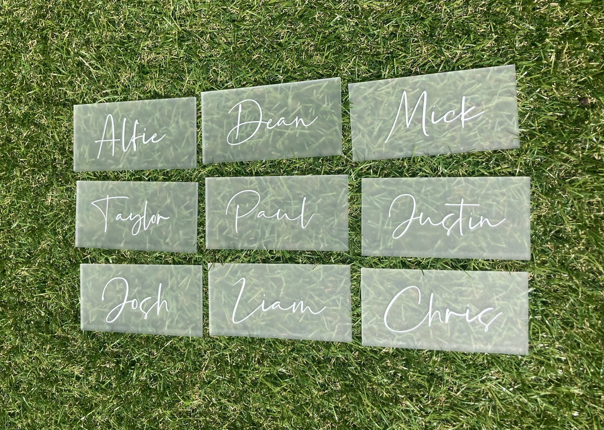 Acrylic Place Names – Dreamy Vinyls